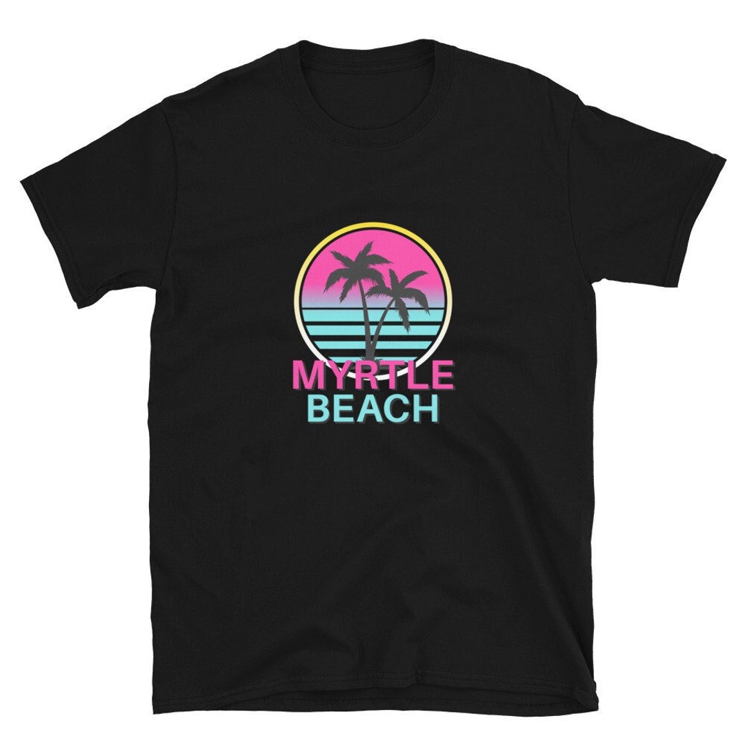 Myrtle Beach T-shirt Summer Vacation T- Shirt - Etsy