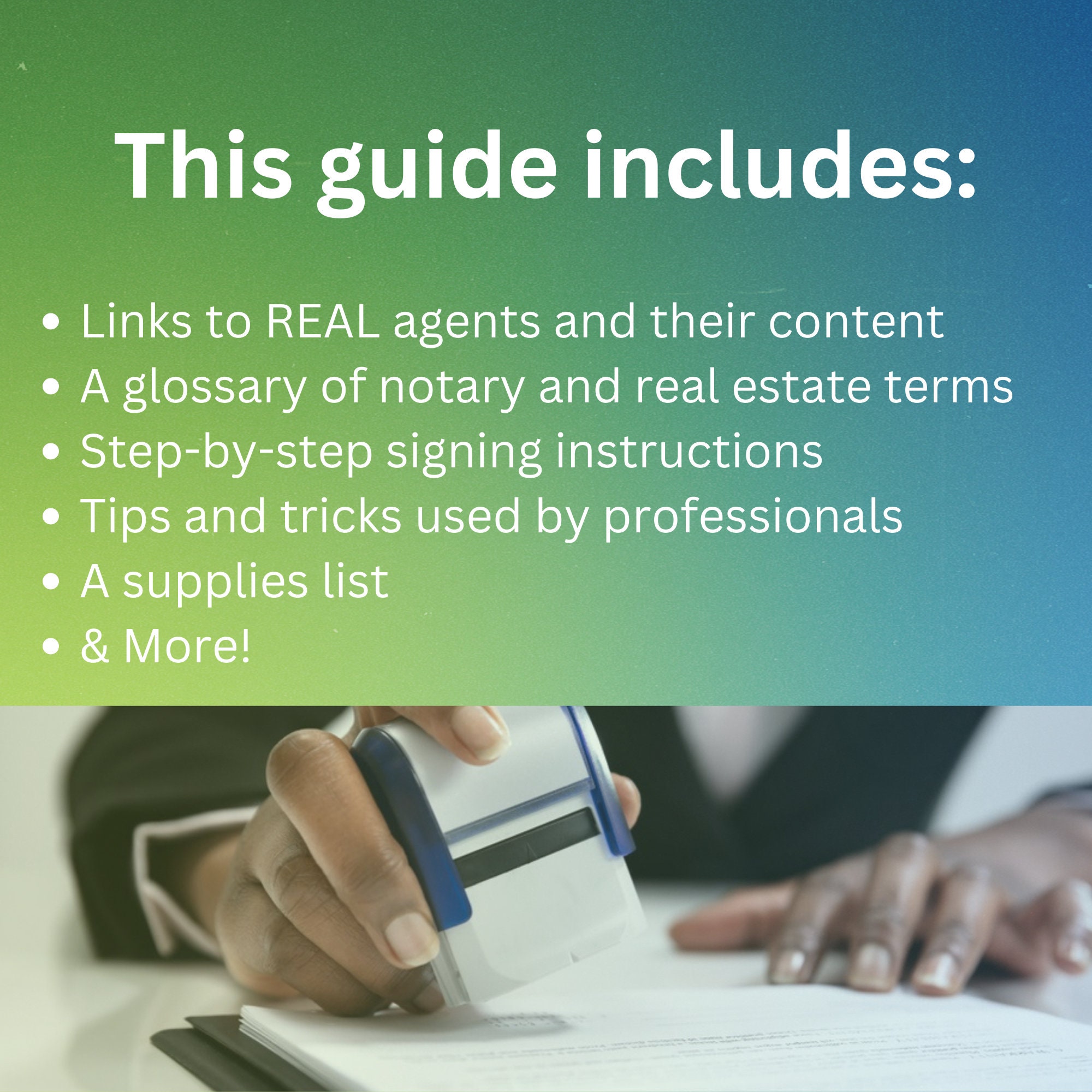 Notary Loan Signing Agent HOW TO Downloadable Guide to Become an LSA ...