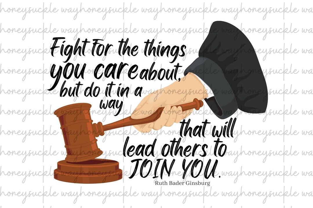 Digital Download RBG Quote Png, Jpg, Pdf, Svg - Etsy