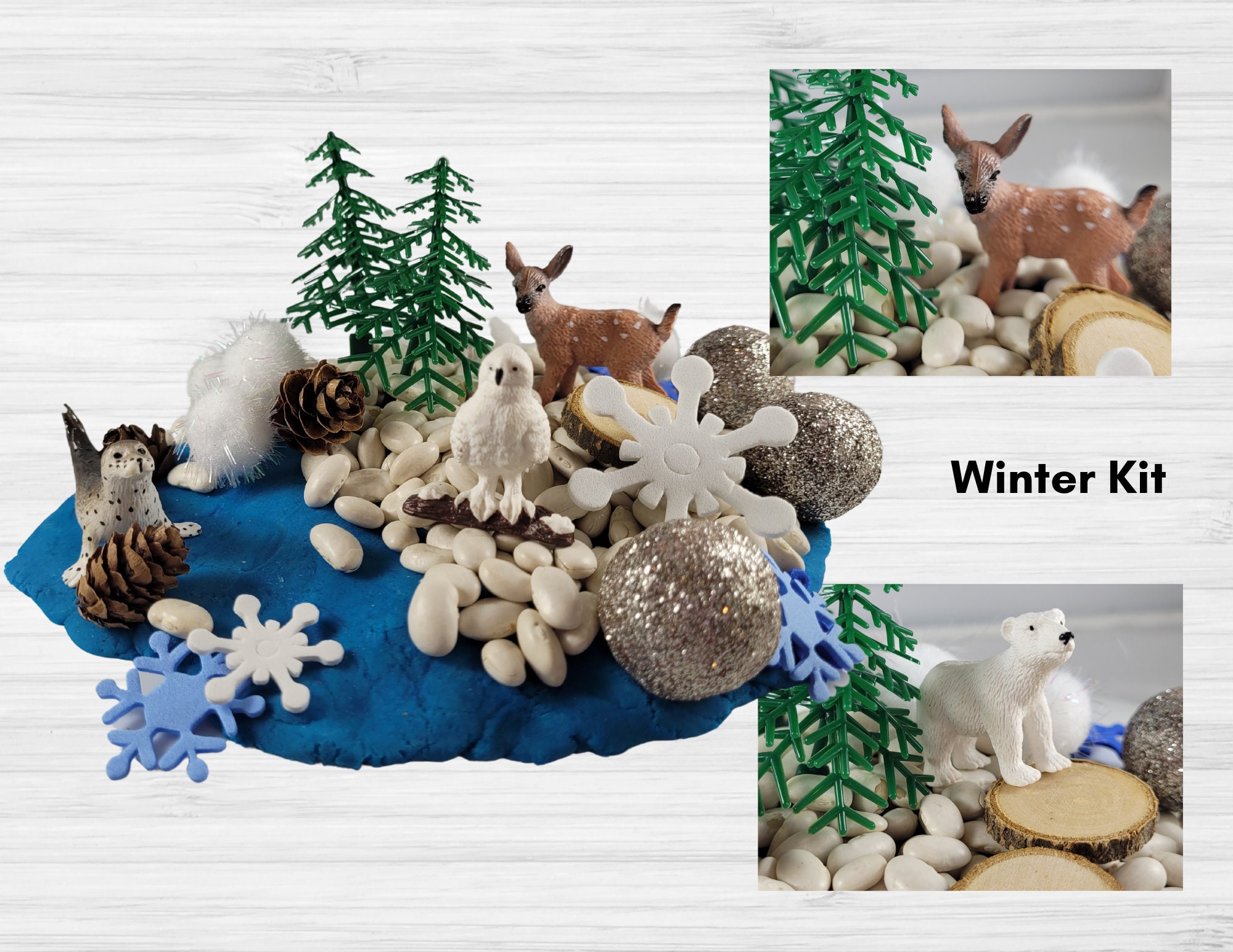 Sensory Playdough Kit and Fox Rain Book Gift Set - Etsy