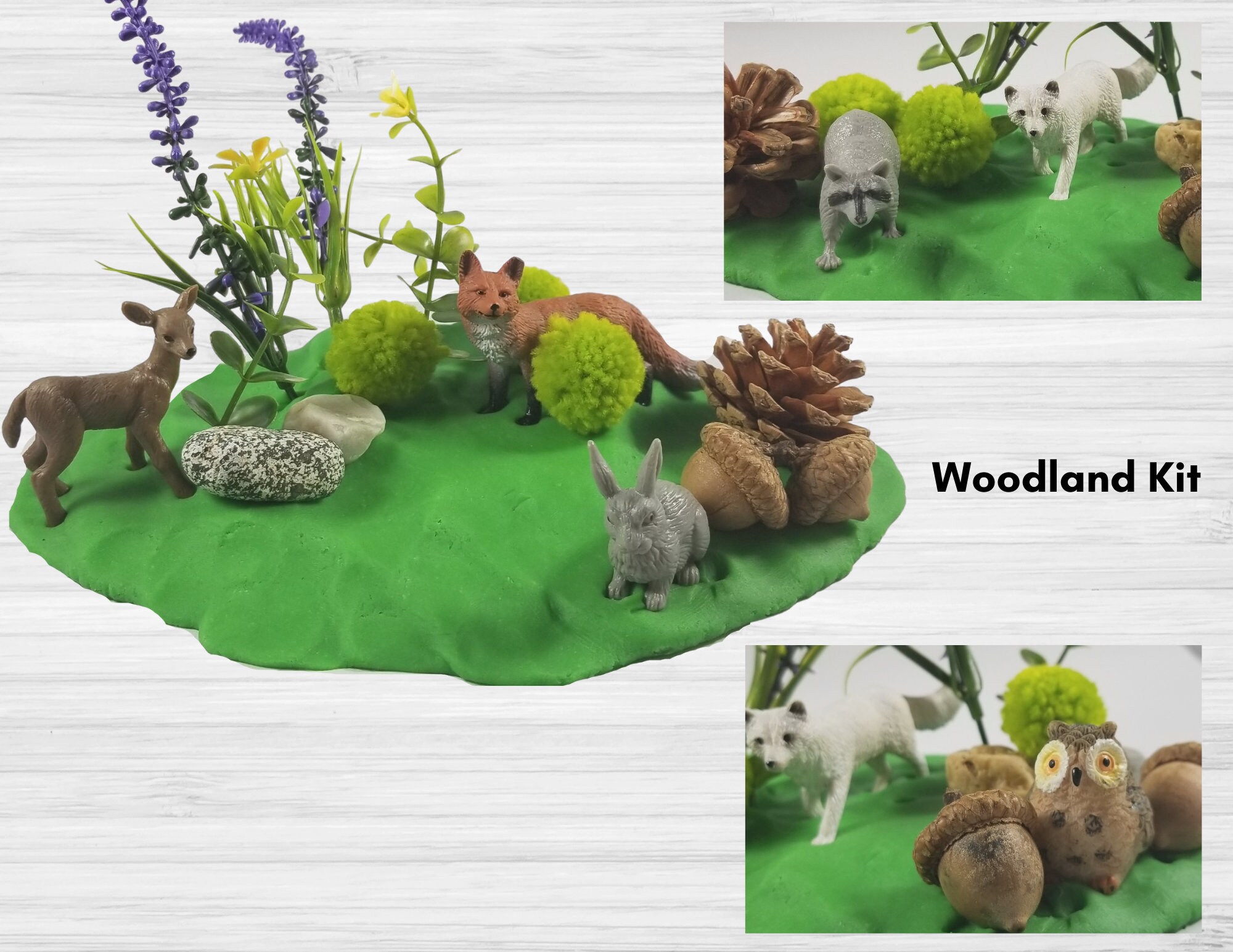 Sensory Playdough Kit and Fox Rain Book Gift Set - Etsy