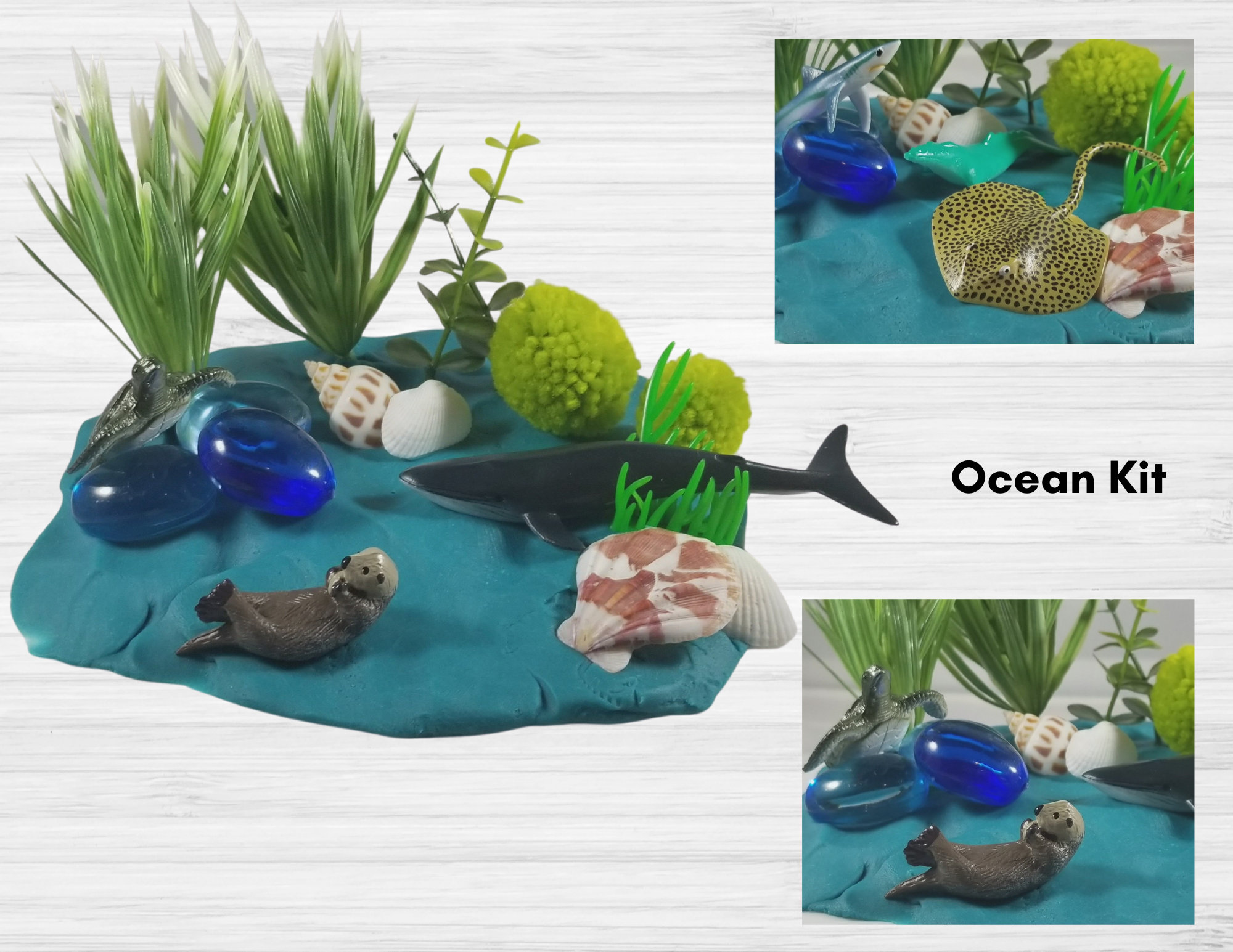 Sensory Playdough Kit and Fox Rain Book Gift Set - Etsy