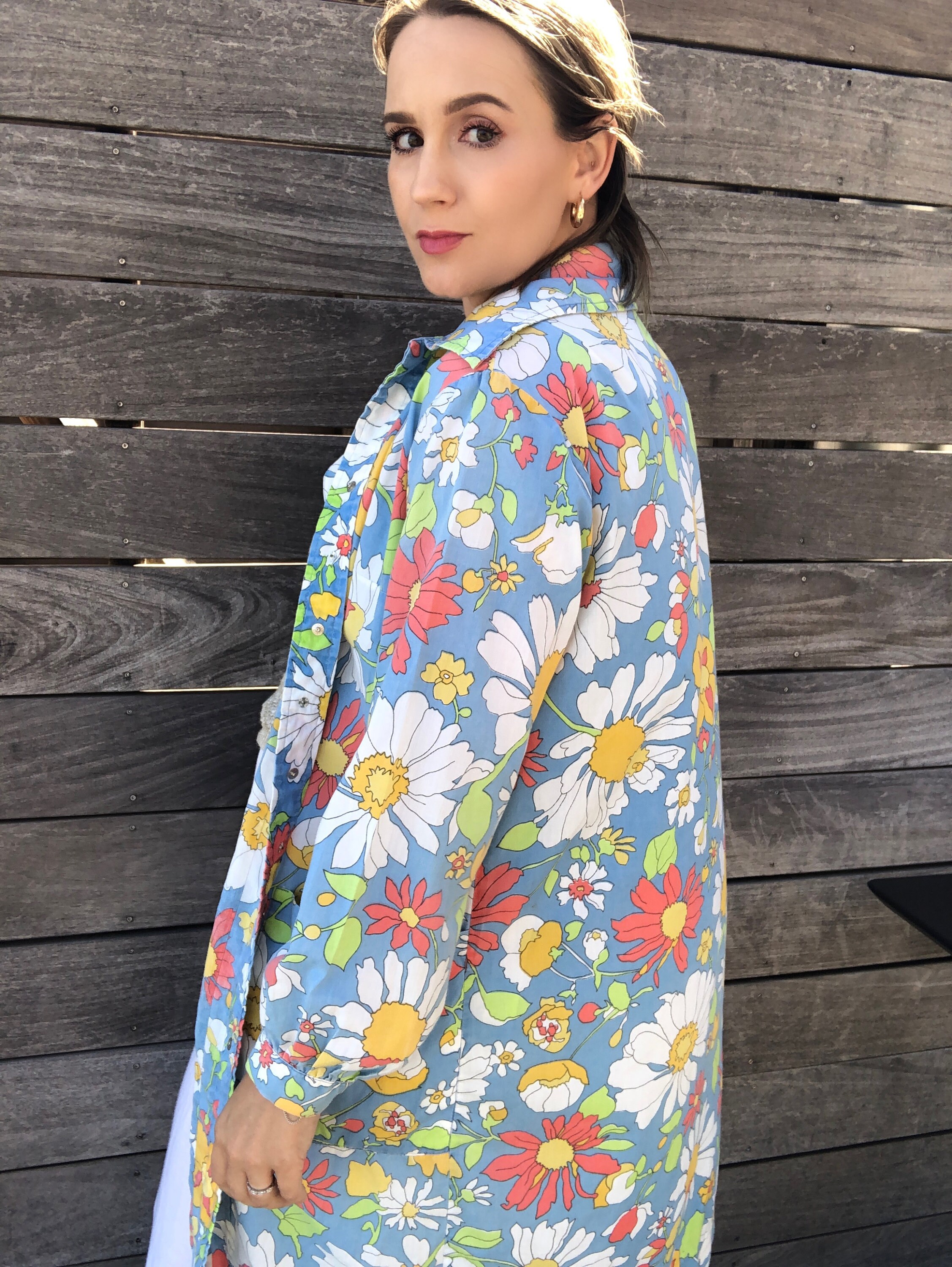 Vintage 1970s RARE Official ‘’models Coat’’ in Blue, White, Orange and ...