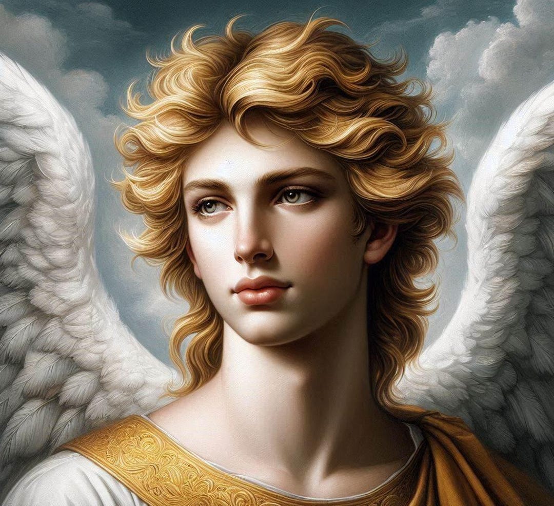 Angel Gabriel Cross Stitch Pattern, PDF Instant Download, Full Coverage ...