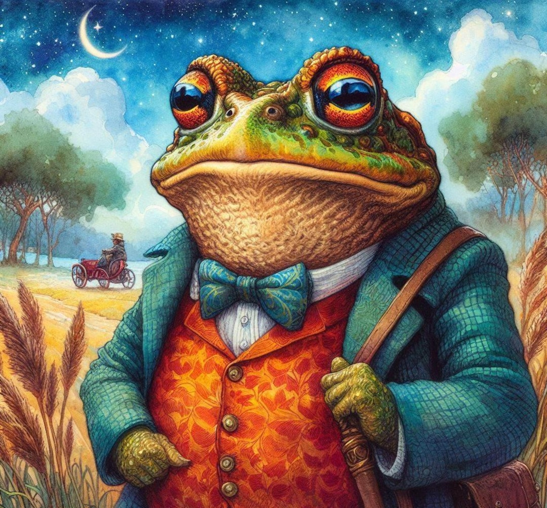 Mr Toad Cross Stitch Pattern, PDF Instant Download, Full Coverage ...