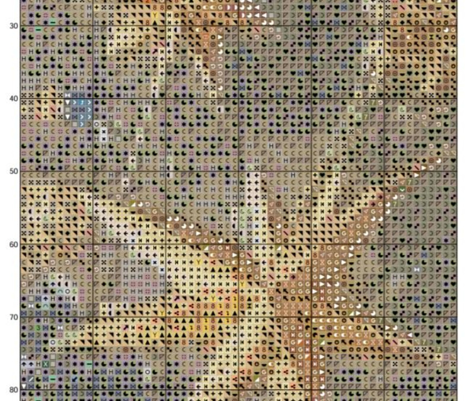 Virgin Mary Cross Stitch Pattern, PDF Instant Download, Full Coverage ...