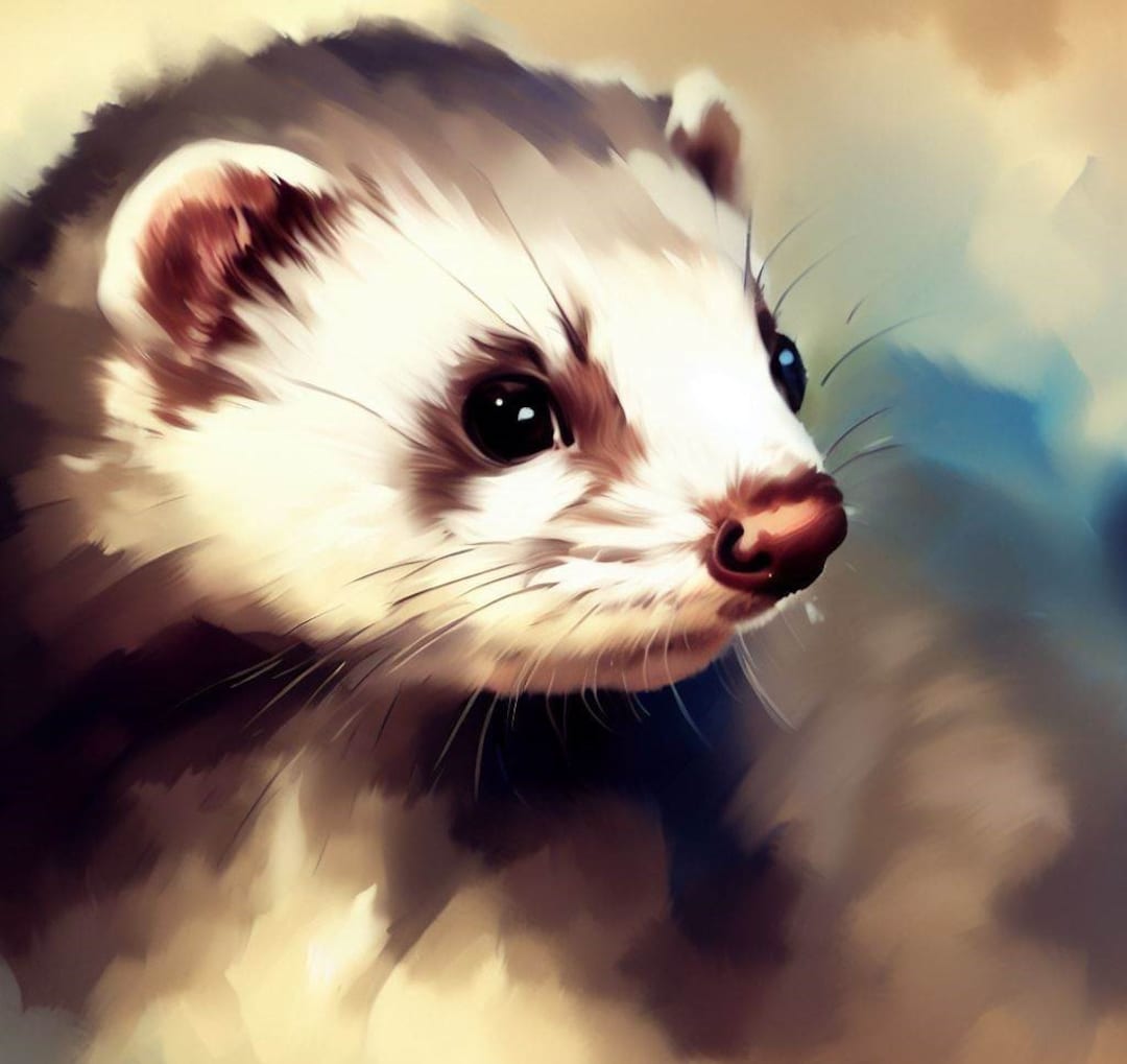 Ferret Cross Stitch Pattern, PDF Instant Download, Polecat, Pet, Animal Cross Stitch, Counted ...