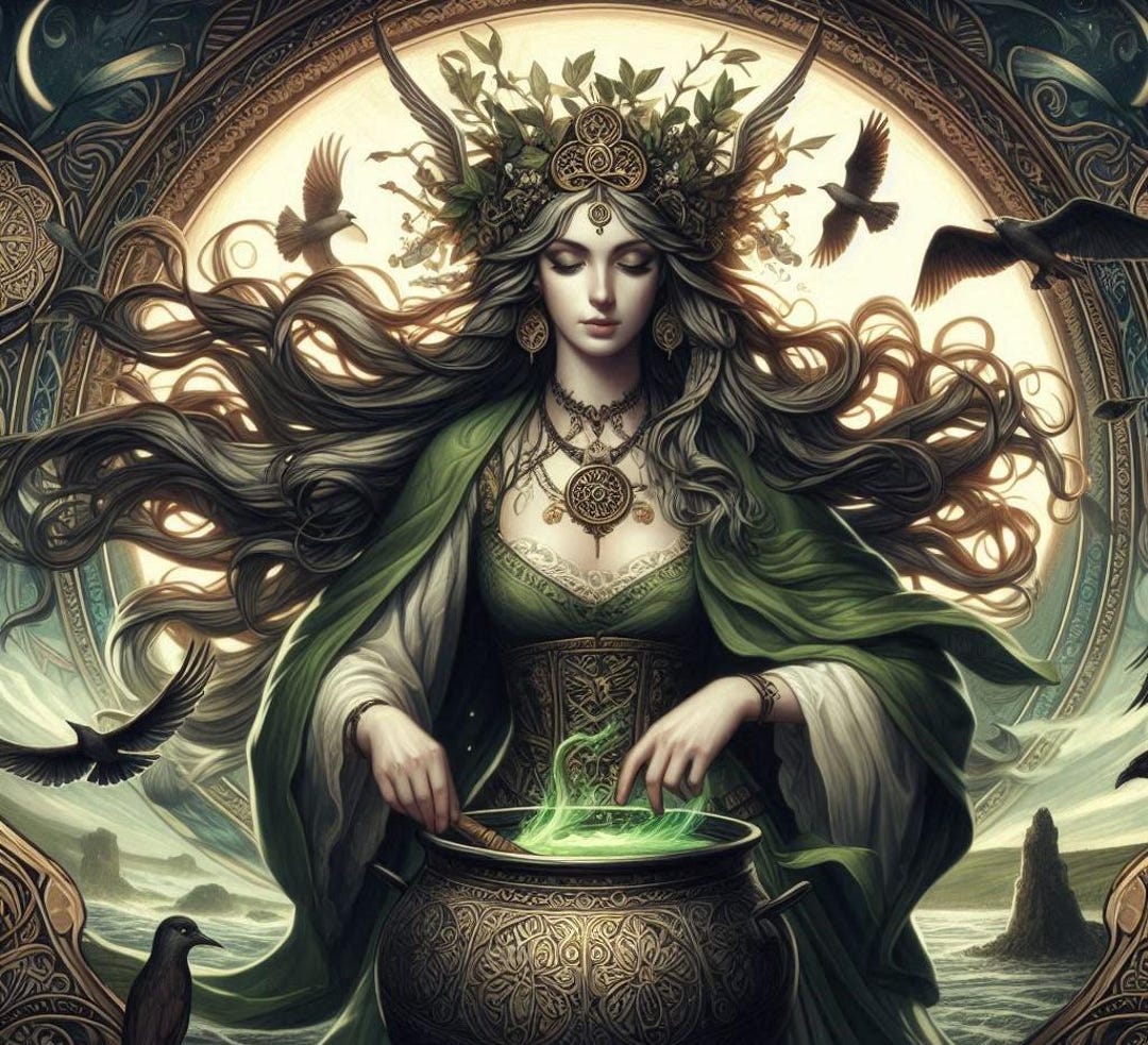 Cerridwen Welsh Goddess of Magic, Wisdom, Rebirth and Transformation ...