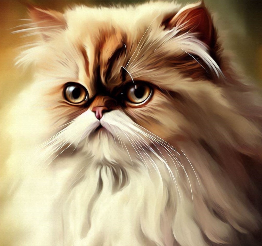 Persian Cat Cross Stitch Pattern, PDF Instant Download, Cat, Pet ...