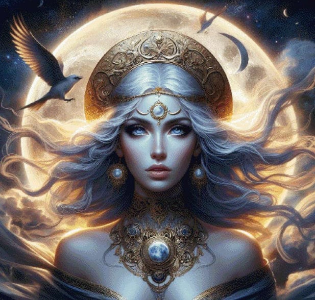 Selene Greek Goddess of the Moon, PDF Instant Download, Full Coverage, Ancient Greece History ...