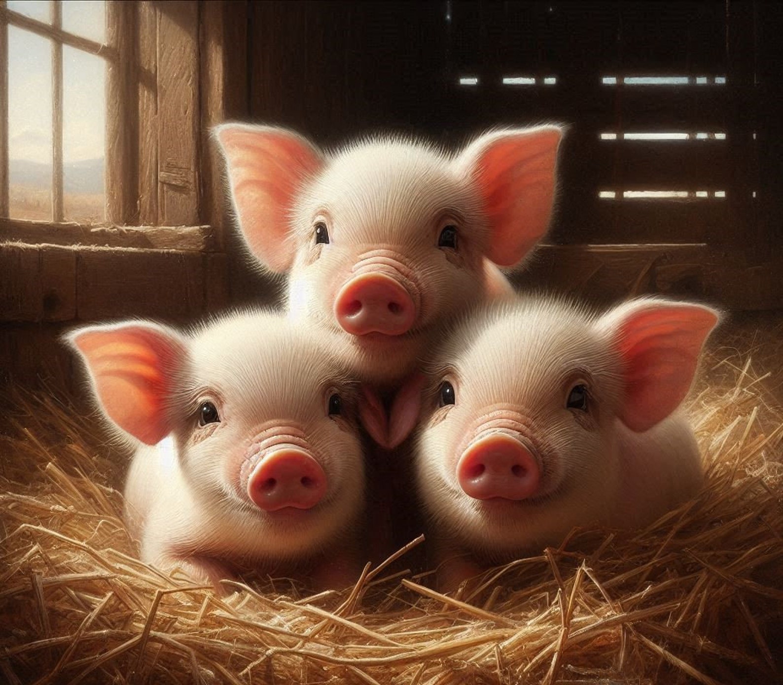 Three Little Pigs Cross Stitch Pattern, PDF Instant Download, Full ...