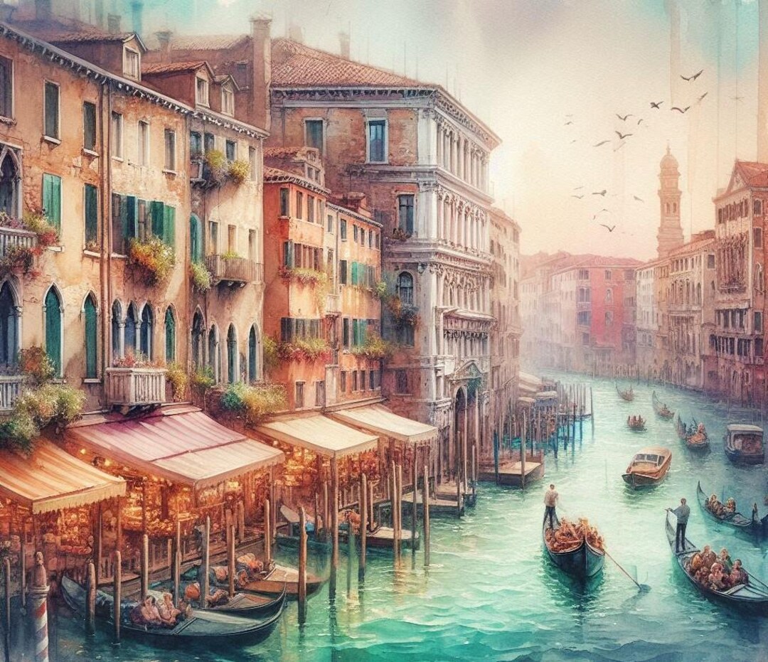 Venice Cross Stitch Pattern, PDF Instant Download, Full Coverage, Italy ...