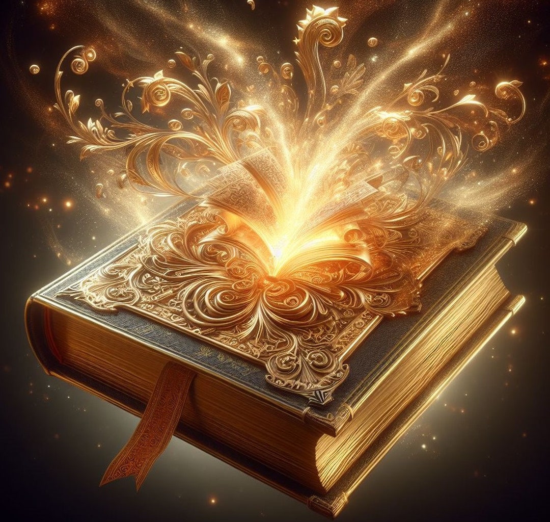 Magic Book Cross Stitch Pattern, PDF Instant Download, Full Coverage ...