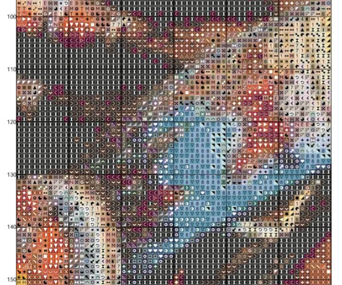 Indian Chief Cross Stitch Pattern, PDF Instant Download, Full Coverage ...