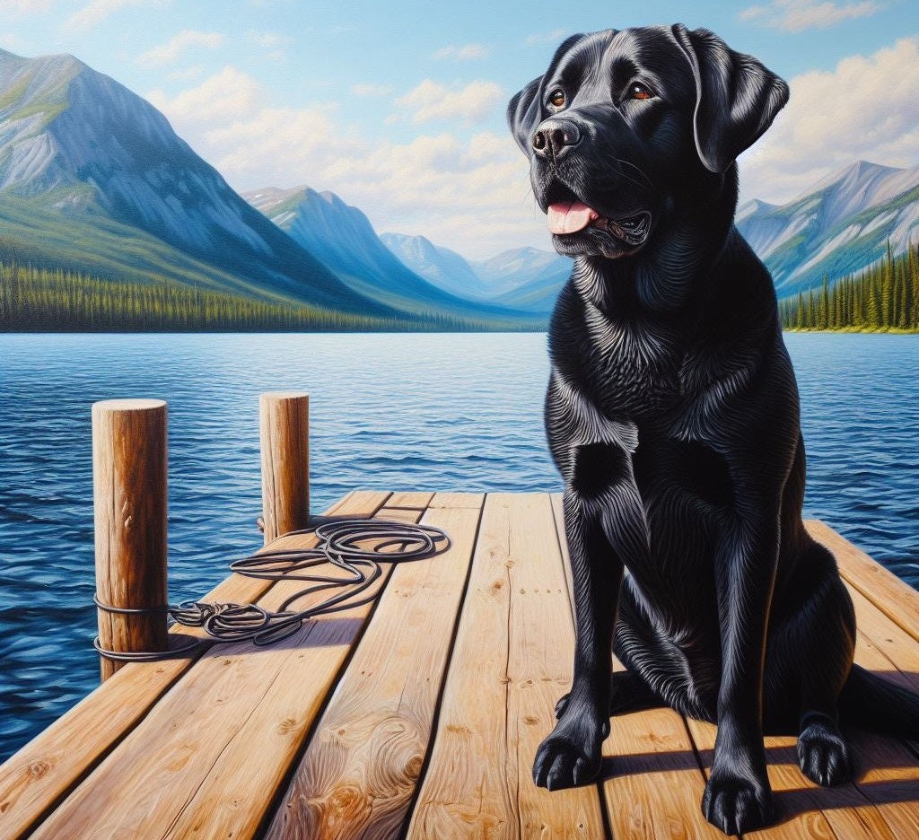 Black Labrador Dog Cross Stitch Pattern, PDF Instant Download, Full ...