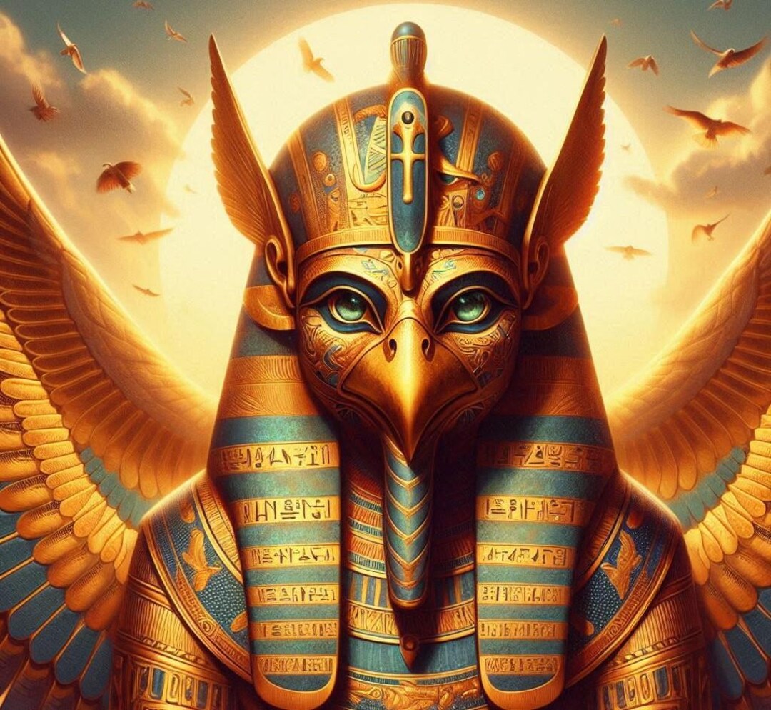 Horus the Falcon God of the Sky Cross Stitch Pattern, PDF Instant ...