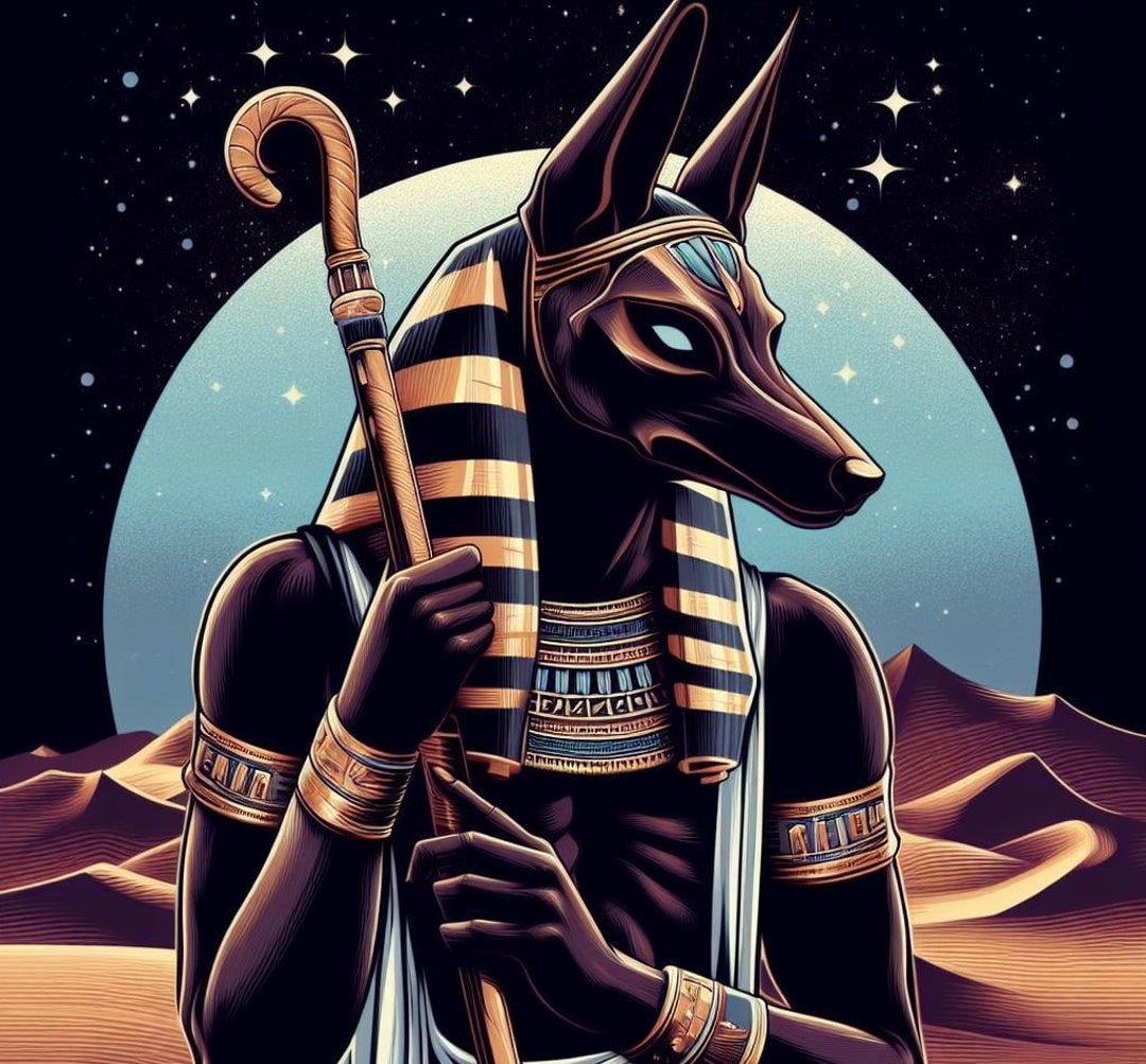Anubis Egyptian God Cross Stitch Pattern, PDF Instant Download ...
