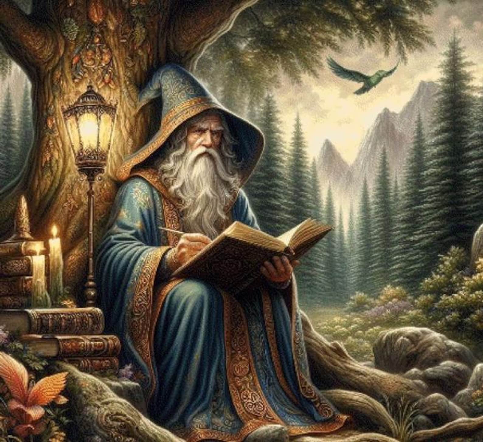 Merlin Cross Stitch Pattern, PDF Instant Download, Full Coverage ...