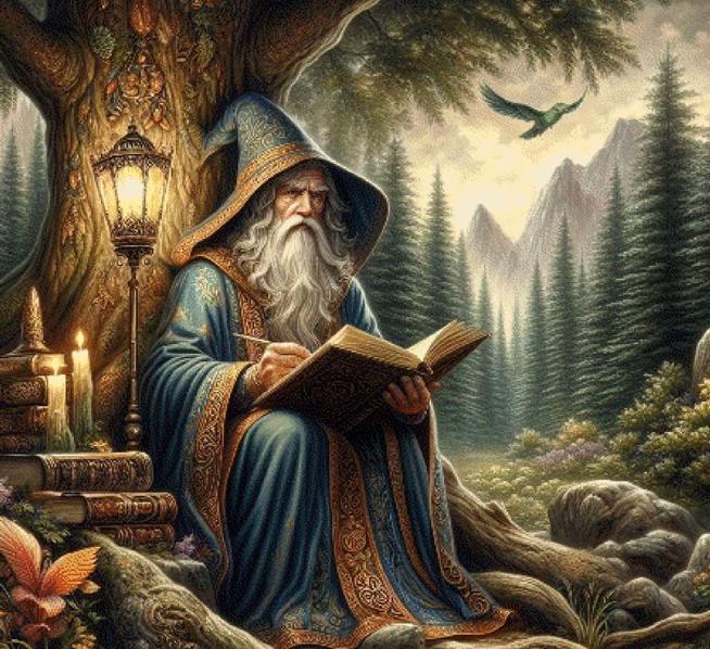 Merlin Cross Stitch Pattern, PDF Instant Download, Full Coverage ...