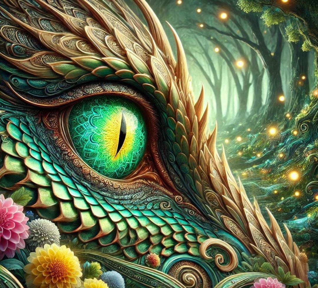 Dragon's Eye Cross Stitch Pattern, PDF Instant Download, Full Coverage ...