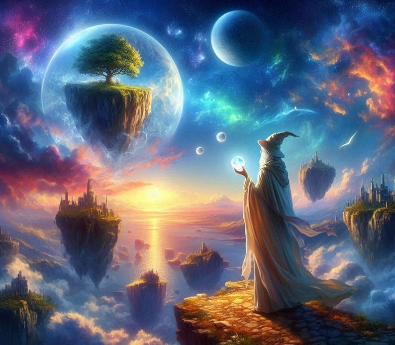 Wizard Cross Stitch Pattern, PDF Instant Download, Full Coverage ...