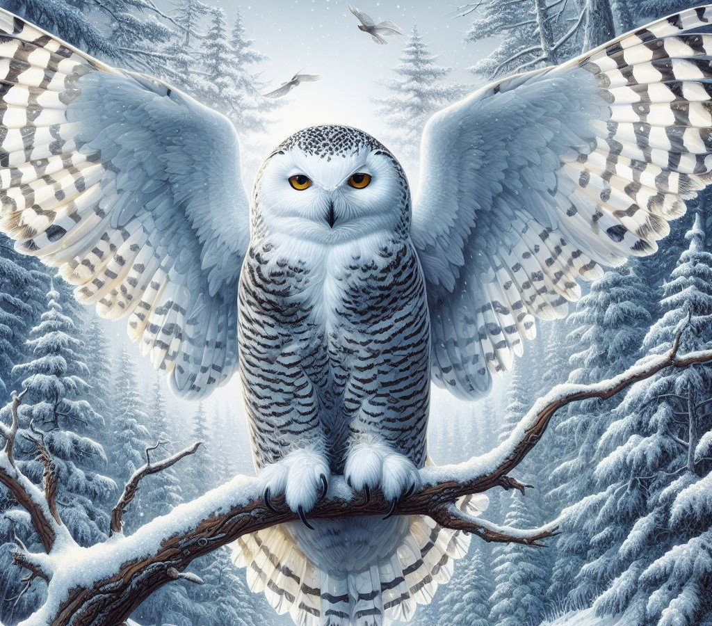 Snowy Owl Cross Stitch Pattern, PDF Instant Download, Full Coverage ...