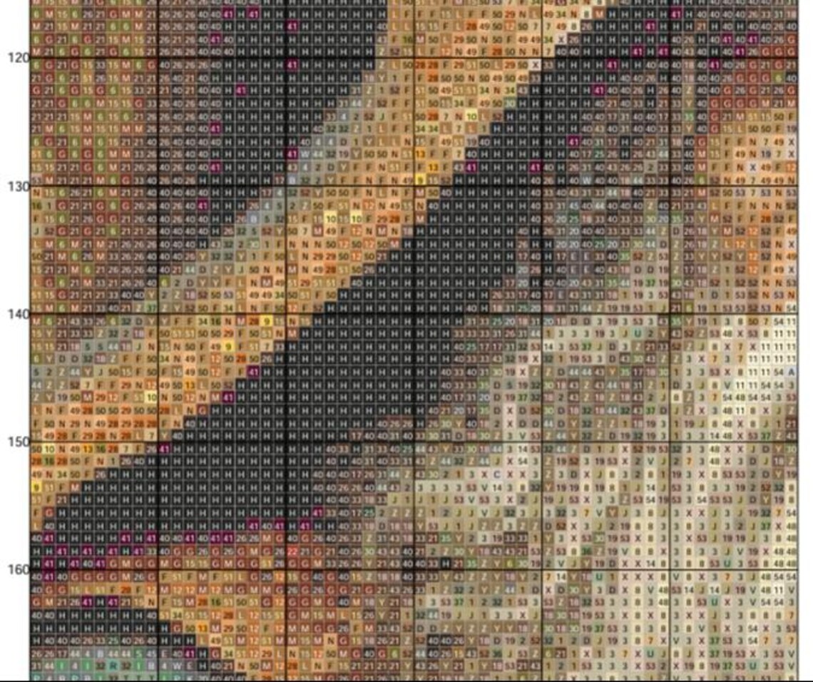 Merlin Cross Stitch Pattern, PDF Instant Download, Full Coverage ...