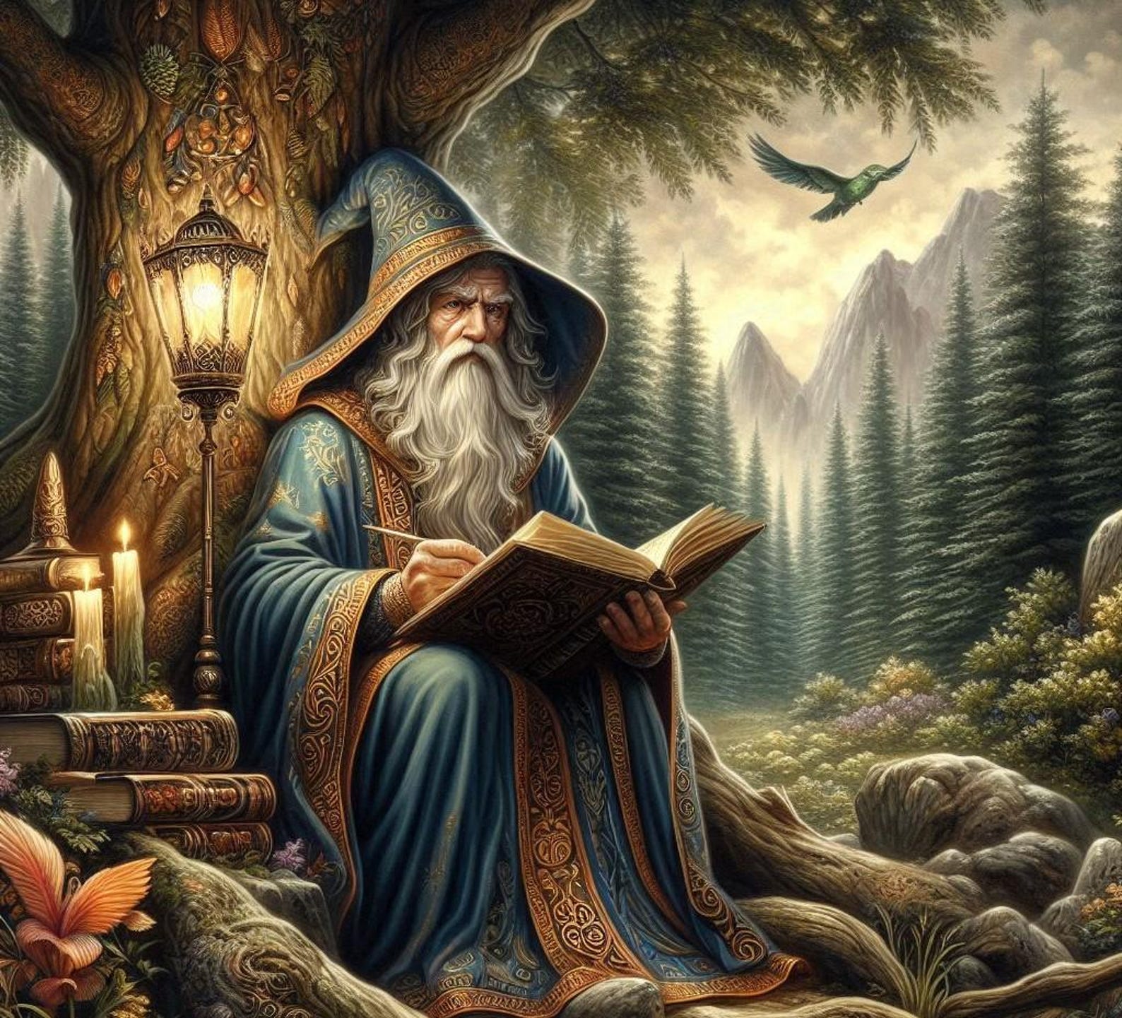 Merlin Cross Stitch Pattern, PDF Instant Download, Full Coverage ...