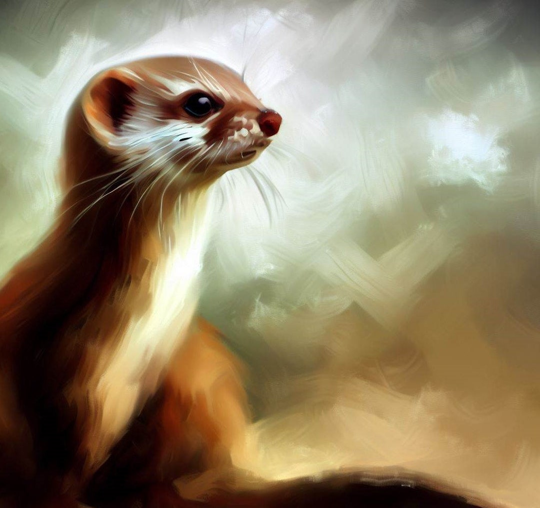Weasel Cross Stitch Pattern, PDF Instant Download, Nature, Animal ...