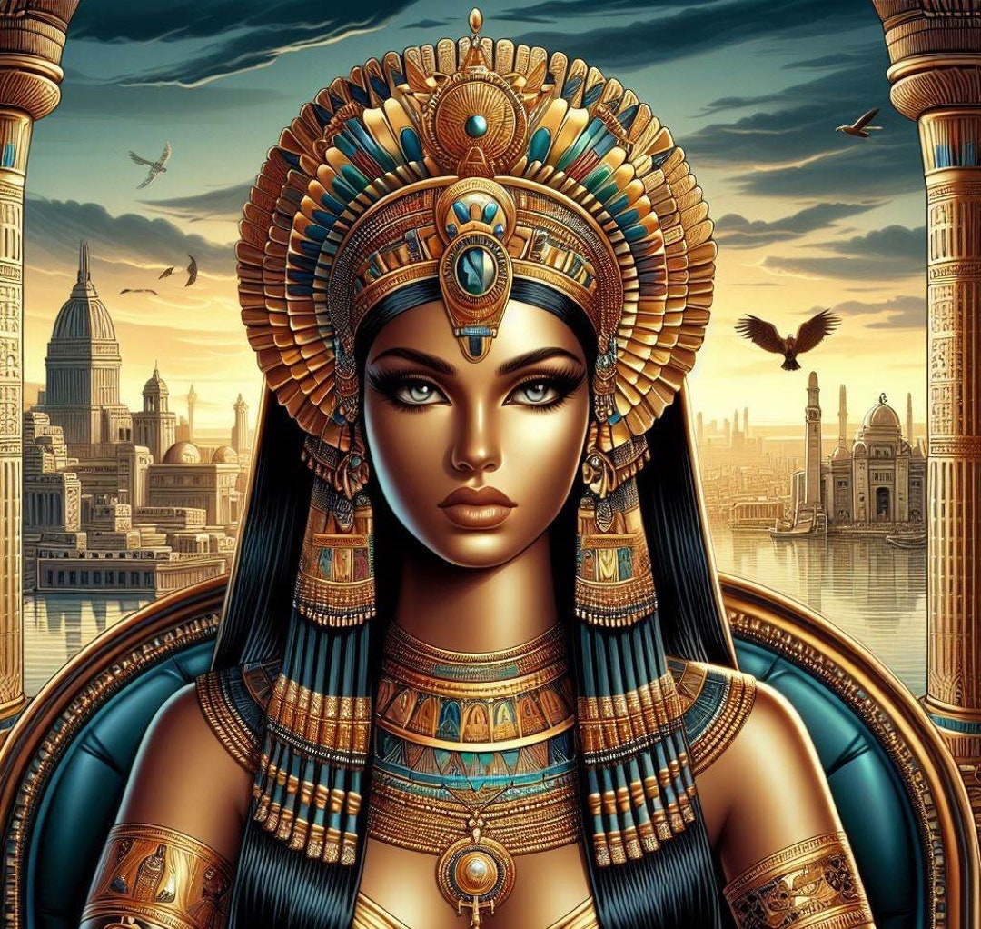 Cleopatra Queen of Egypt Cross Stitch Pattern, PDF Instant Download ...