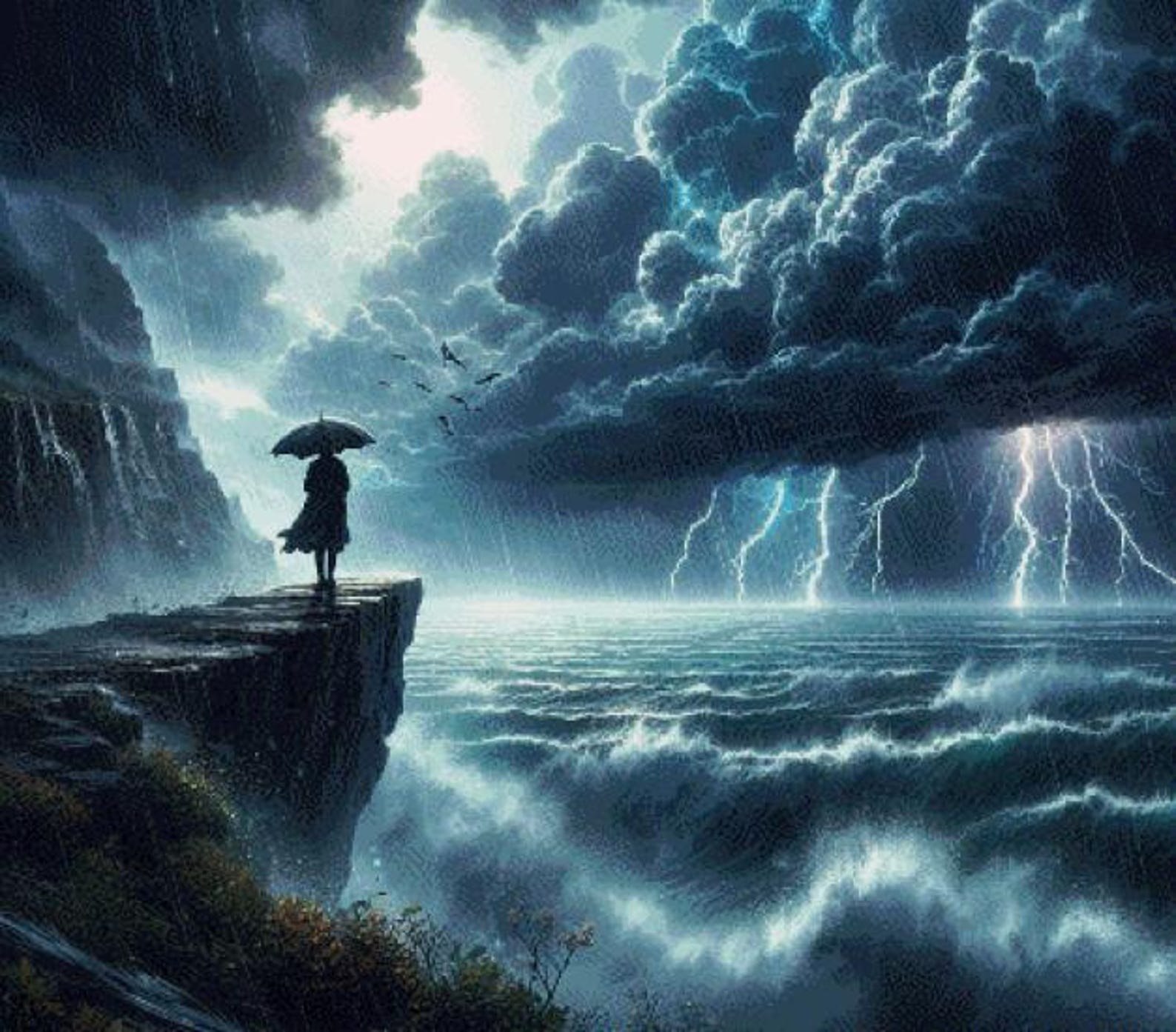 Storm Cross Stitch Pattern, PDF Instant Download, Full Coverage ...