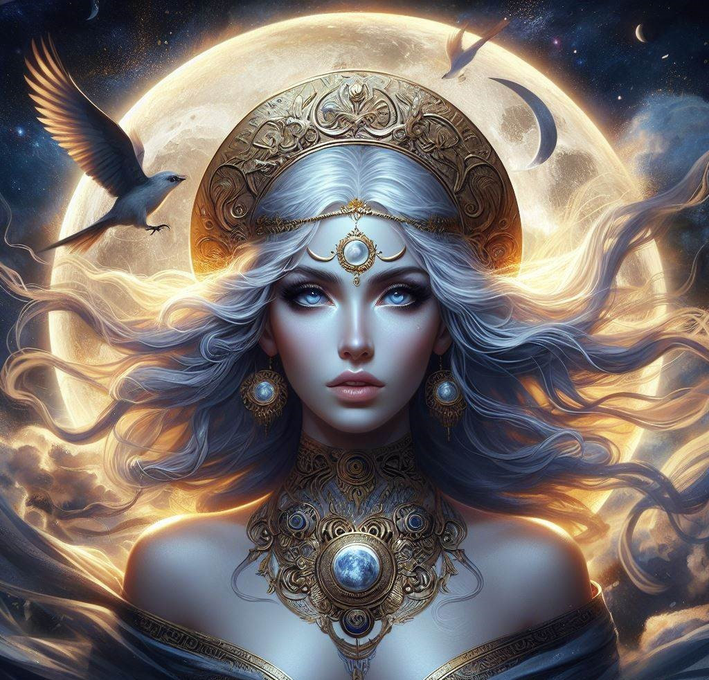 Selene Greek Goddess of the Moon, PDF Instant Download, Full Coverage ...