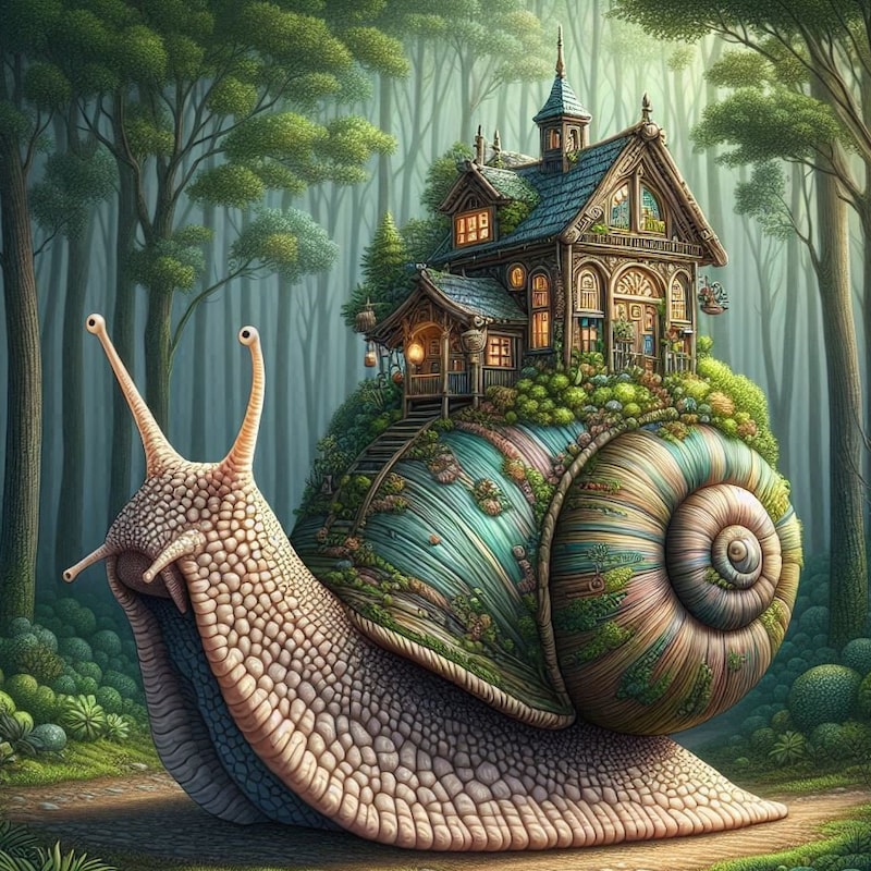 Snail Cross Stitch - Etsy