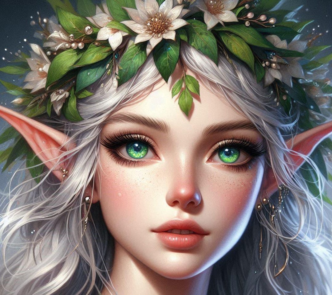 Elf Girl Cross Stitch Pattern, PDF Instant Download, Full Coverage ...