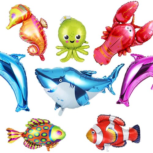 Jumbo Octopus Balloon Under the Sea Party Ocean Party | Etsy