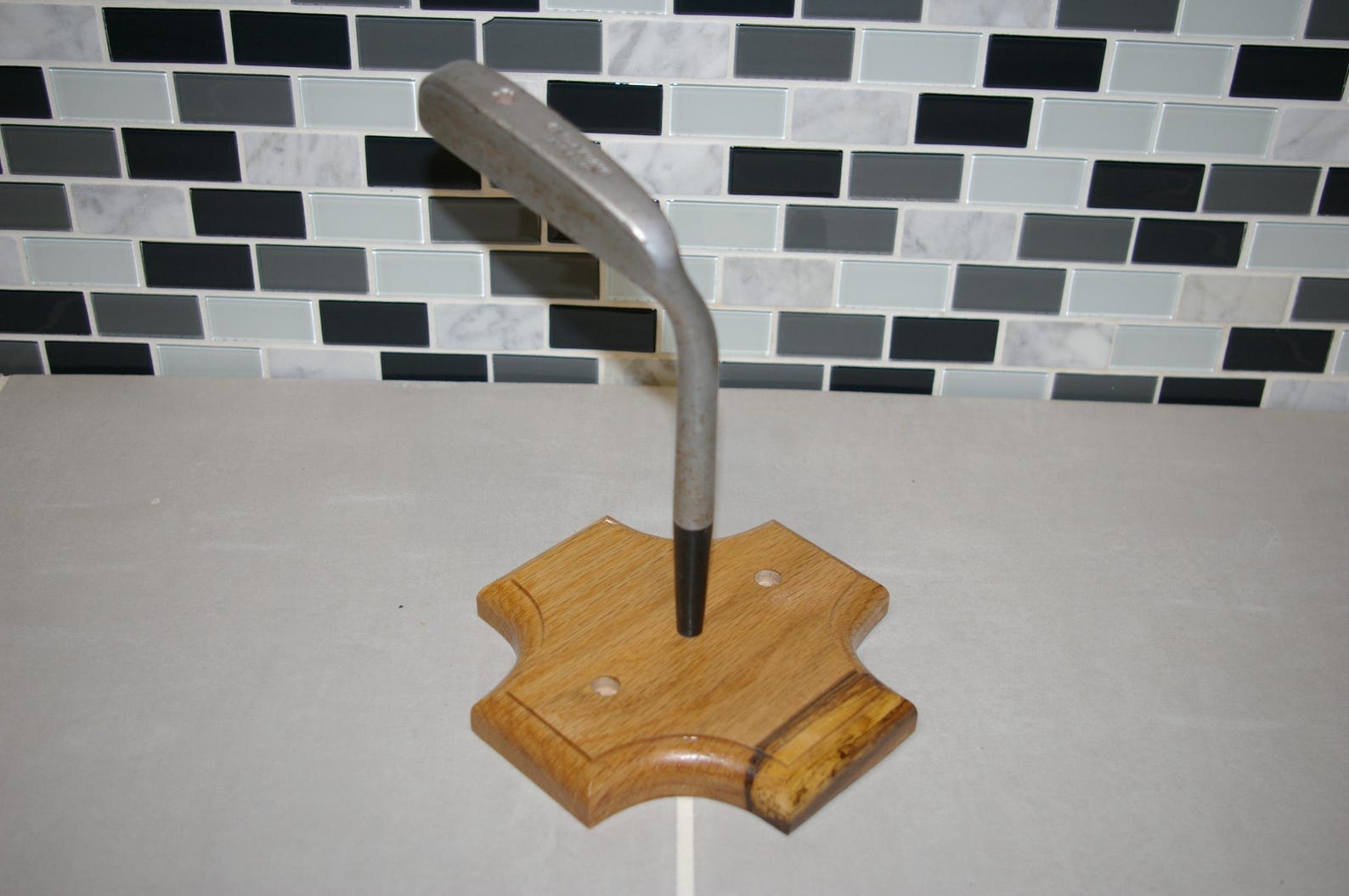 Vintage Walter Hagen Top Spin Putter Golf Club Hat Rack on Oak - Etsy