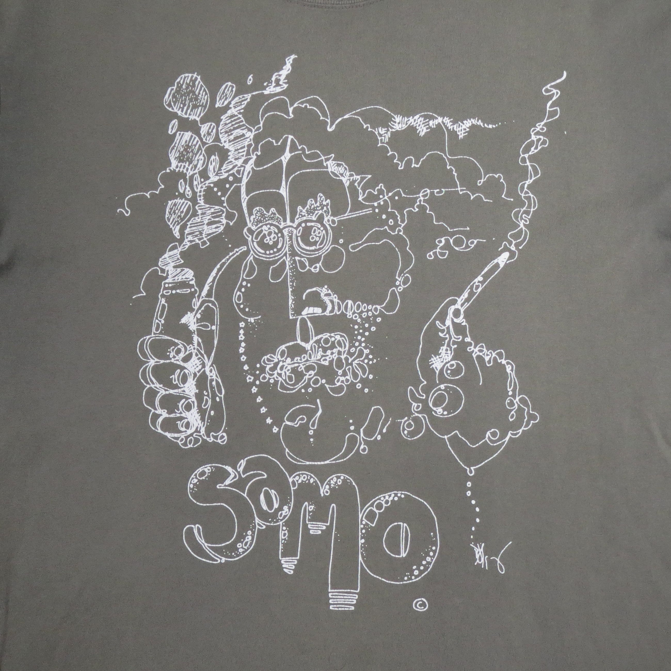 JEAN-MICHEL BASQUIAT Samo the Same Old Crap Front Hit Green Color ...