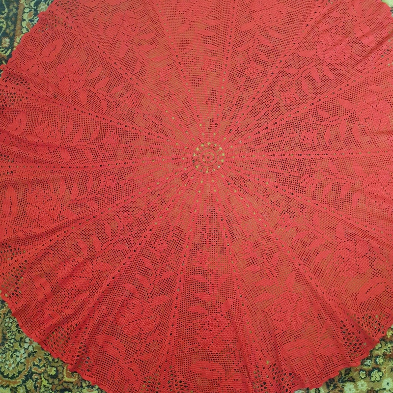 Crochet Doily Tablecloth - Etsy