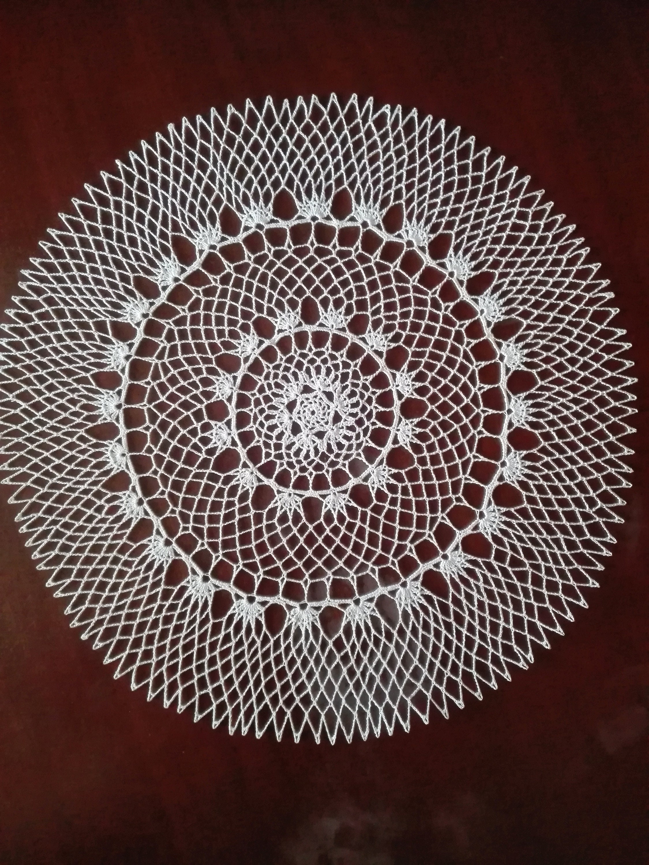Table Linens crochet doily gift table centerpiece lace crochet doily ...