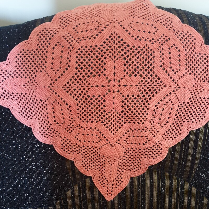 Square Crochet Doily - Etsy