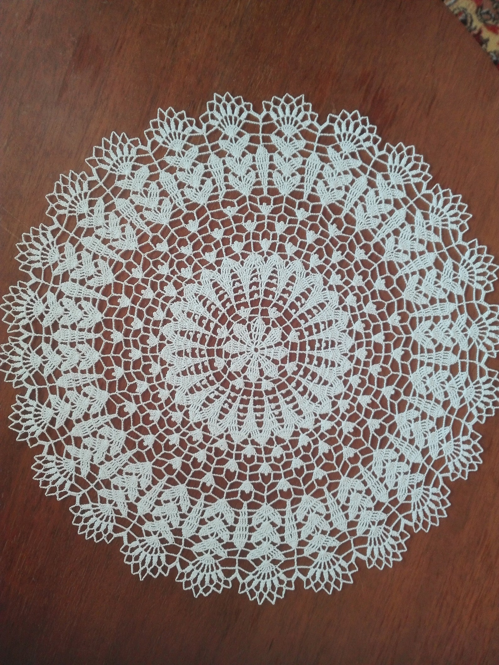 Crochet Tablecloth, Crochet Doily, Big Doily, Lace Crochet Doily, Table ...