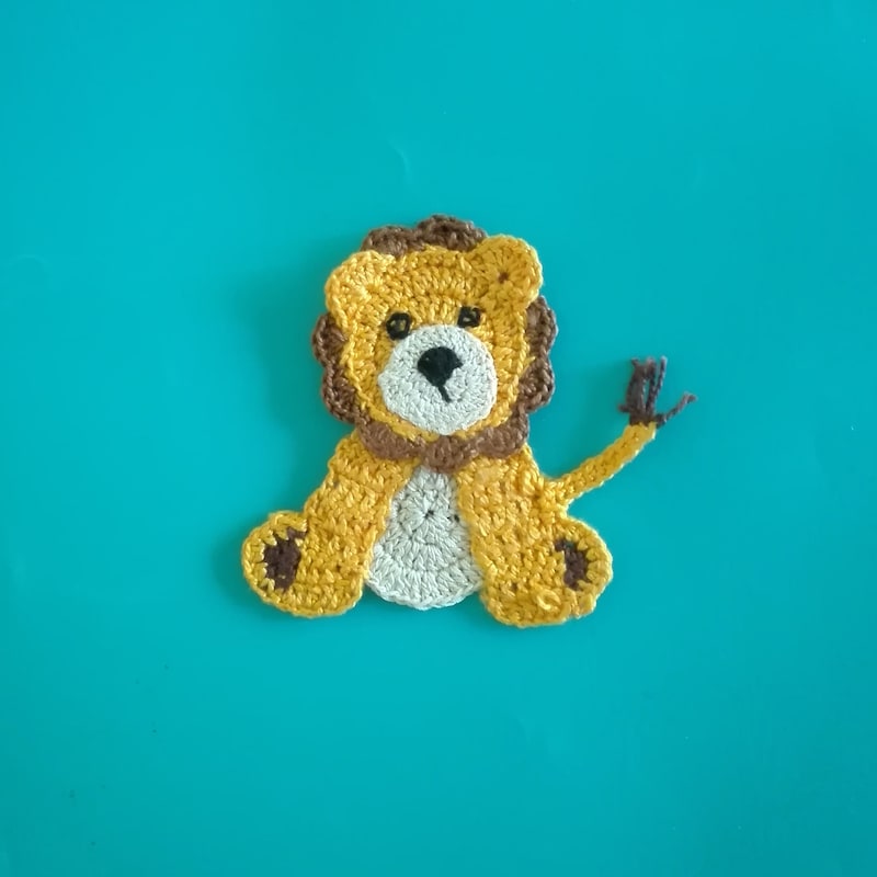 Lion Applique - Etsy