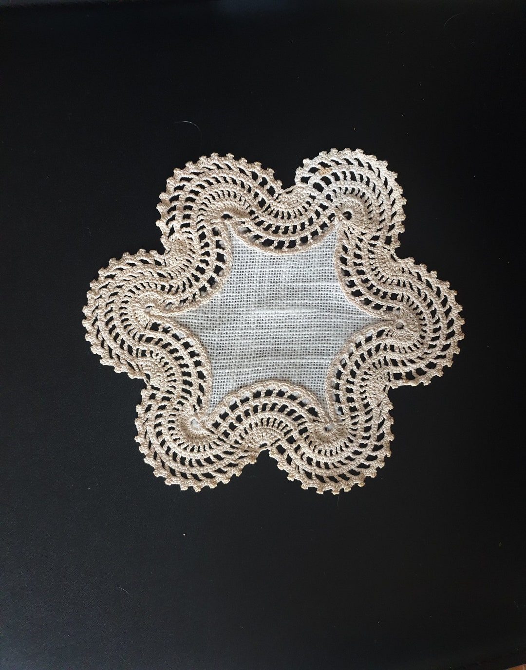 Beige Lace Cotton Coaster - Etsy