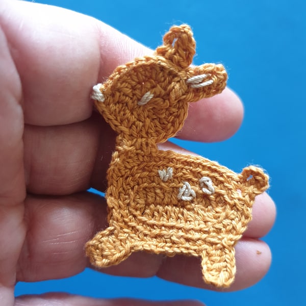Crochet Deer Applique - Etsy