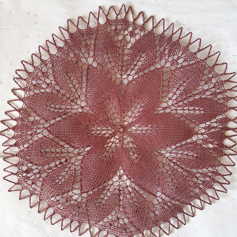 Knitted Doily - Etsy