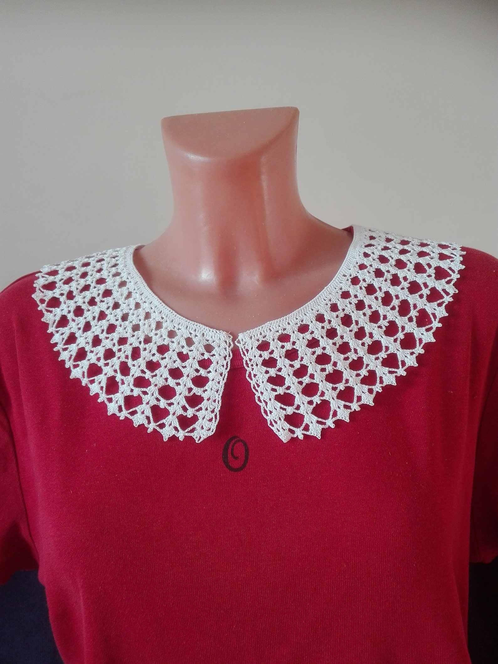 Crochet Collar Lace Crochet Collar Crochet Collar for Woman | Etsy