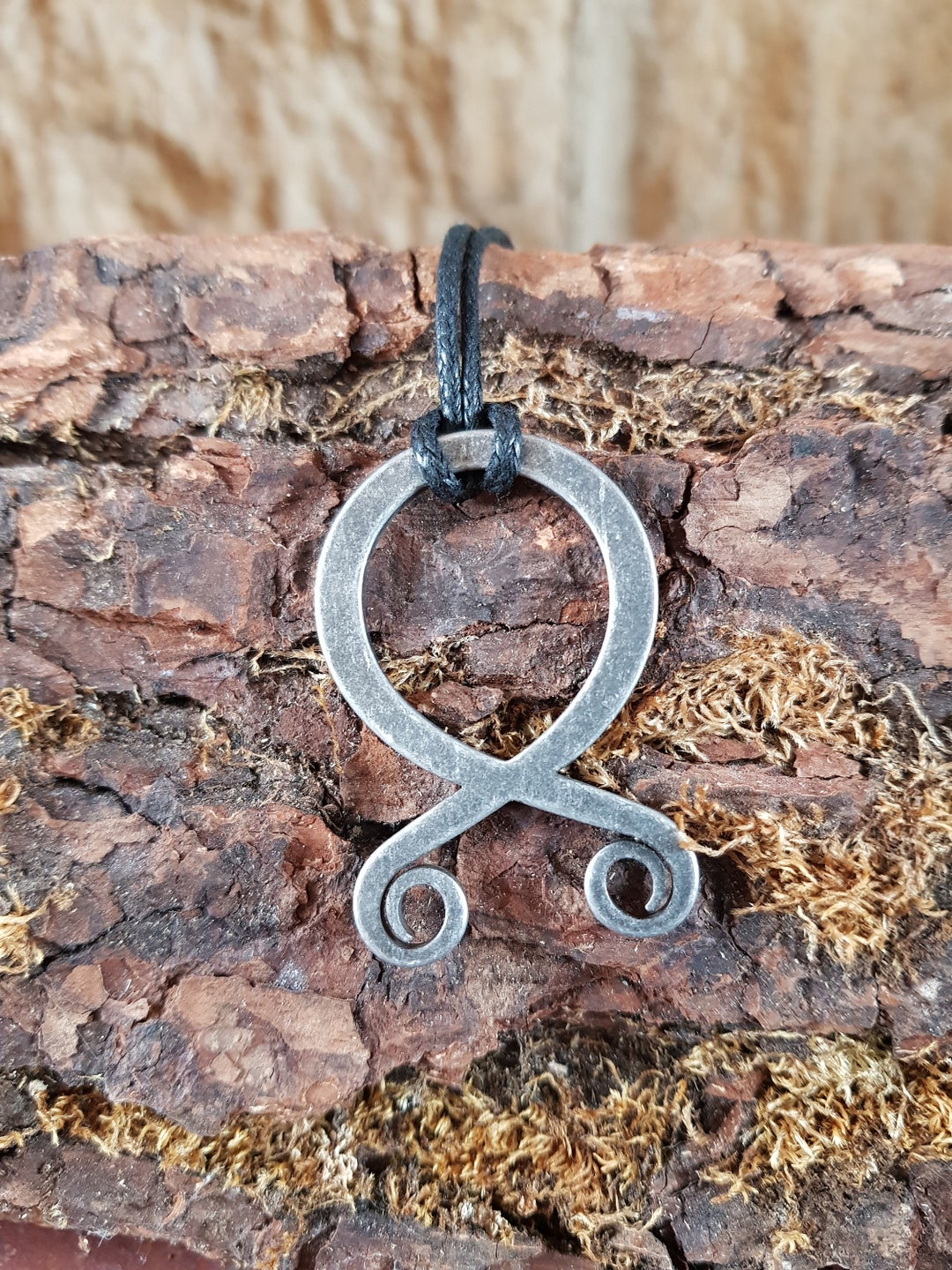 Viking Troll Cross Pendant Necklaces With Adjustable Cotton Cord - Etsy