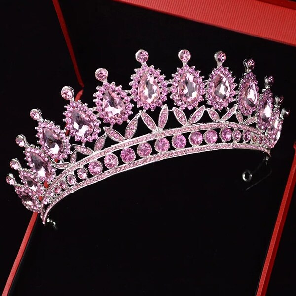 Pink Tiara - Etsy