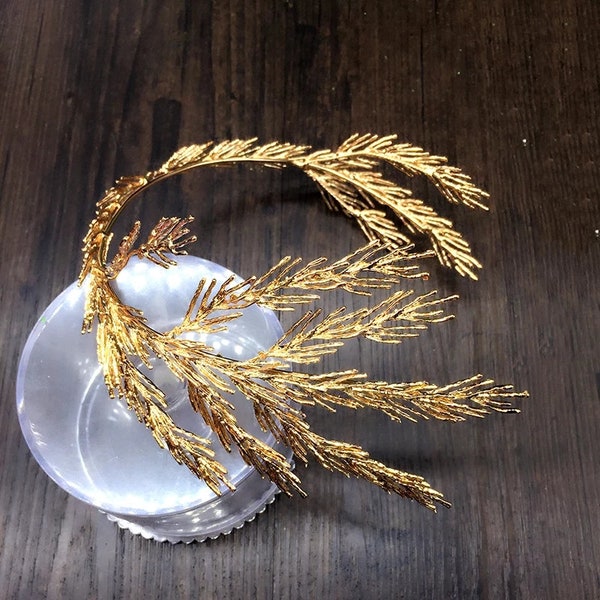 Gold Leaf Crown - Etsy