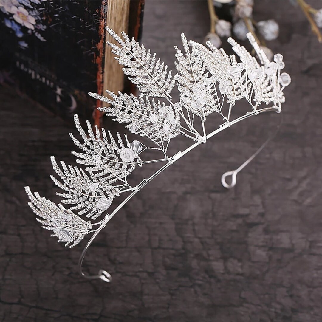 Tree Branch Rhinestone Crystal Diadem Bride Tiaras and Crowns - Etsy